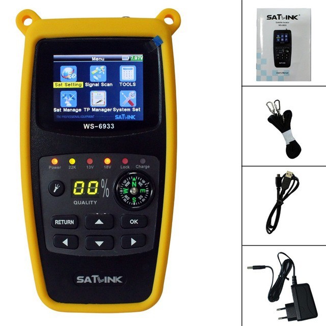 Localizador Satlink 6933 Hd Profissional Original Novo 6933 Hd | Shopee ...