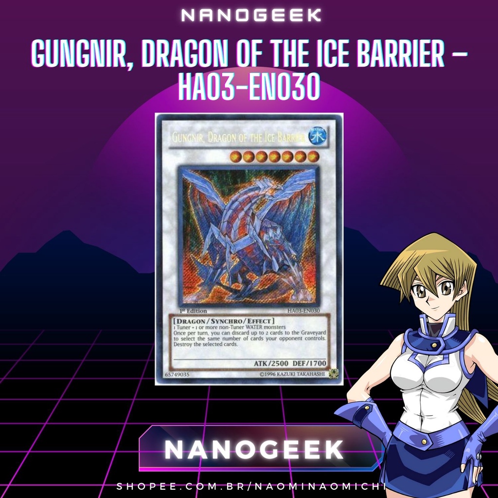 Gungnir, Dragon of the Ice Barrier – HA03-EN030 – Ultra Rara – Yu-Gi-Oh ...