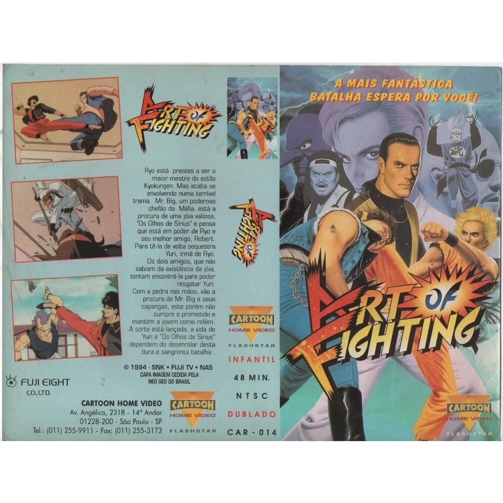 Anime Vhs Art Of Fighting | Shopee Brasil