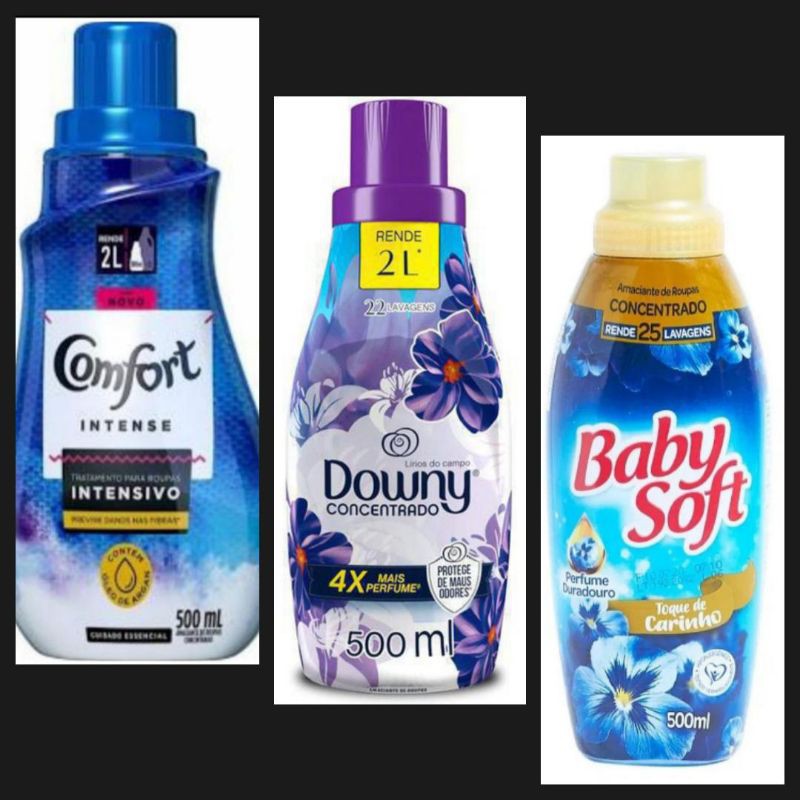 Kit Produtos de Limpeza e Lavanderia. Comfort, Downy, Vanish, etc ...