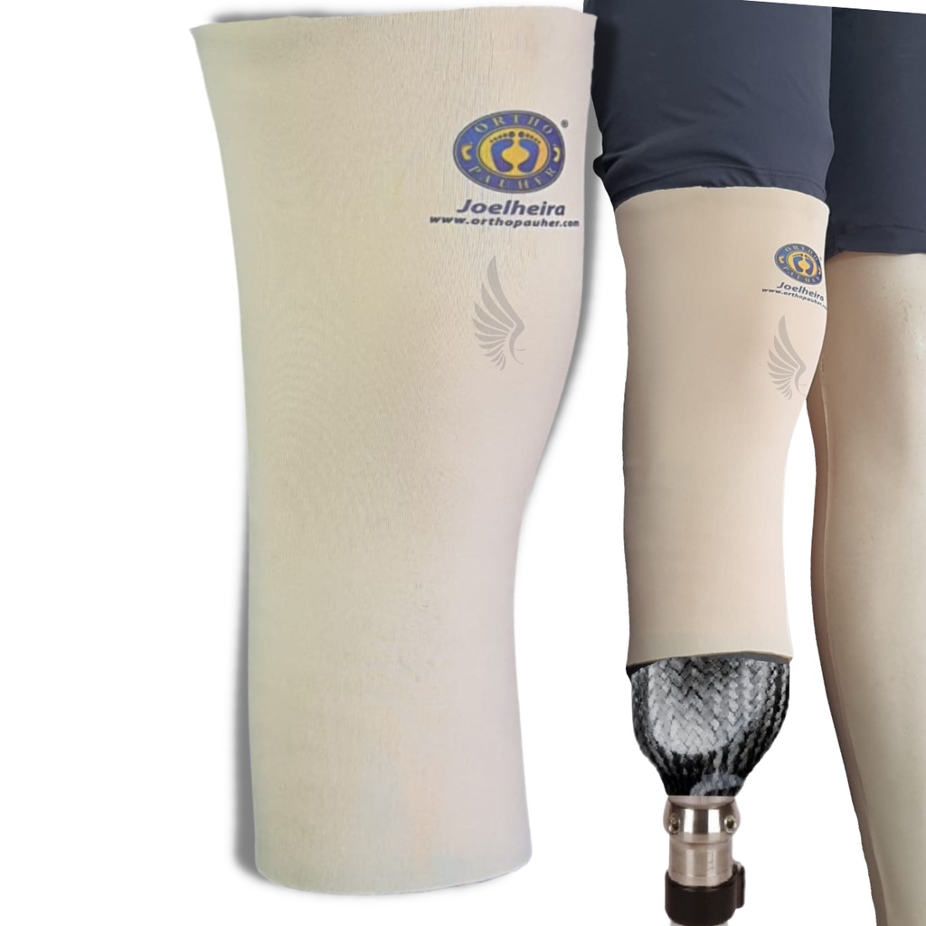 Joelheira Prótese Transtibial Gel Silicone Tecido GLJT550 Ortho Pahuer ...
