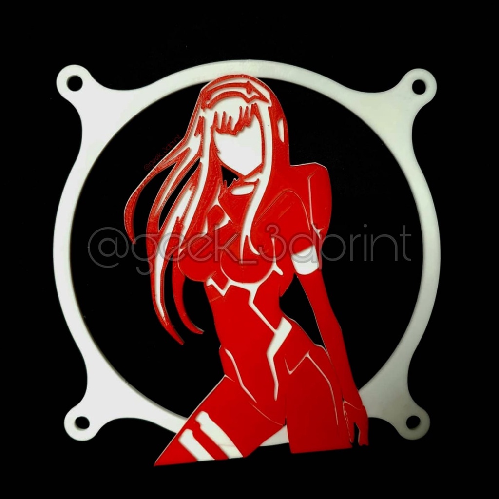 Zero Two - Cover para Fan Cooler 120mm | Shopee Brasil