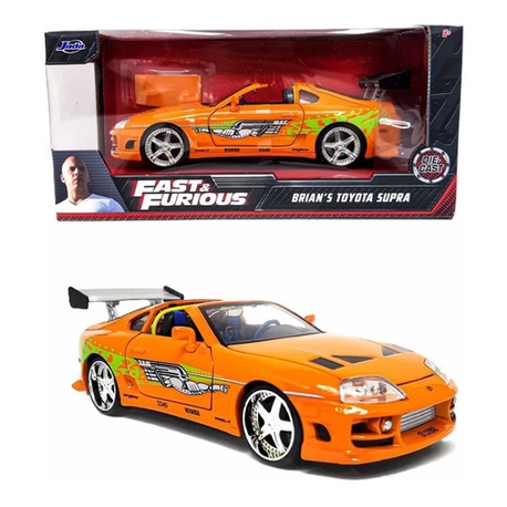 Brian Toyota Supra 1996 Velozes E Furiosos Jada Toys 1:24 | Shopee Brasil