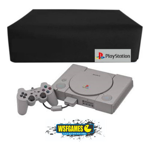 Capa Playstation 1 - Ps1 - Psone Fat Preta Antipoeira Skin | Shopee Brasil