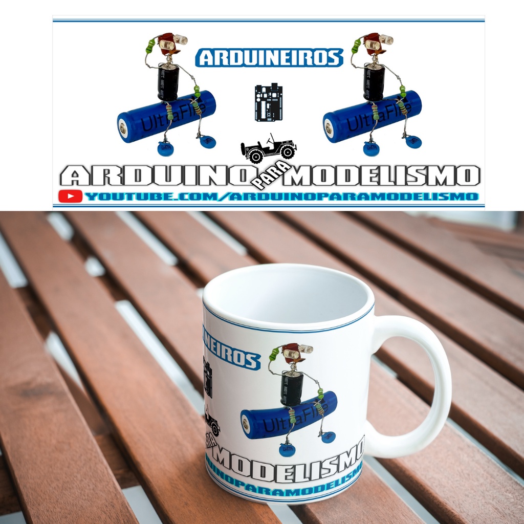Caneca do Canal Arduino para Modelismo | Shopee Brasil