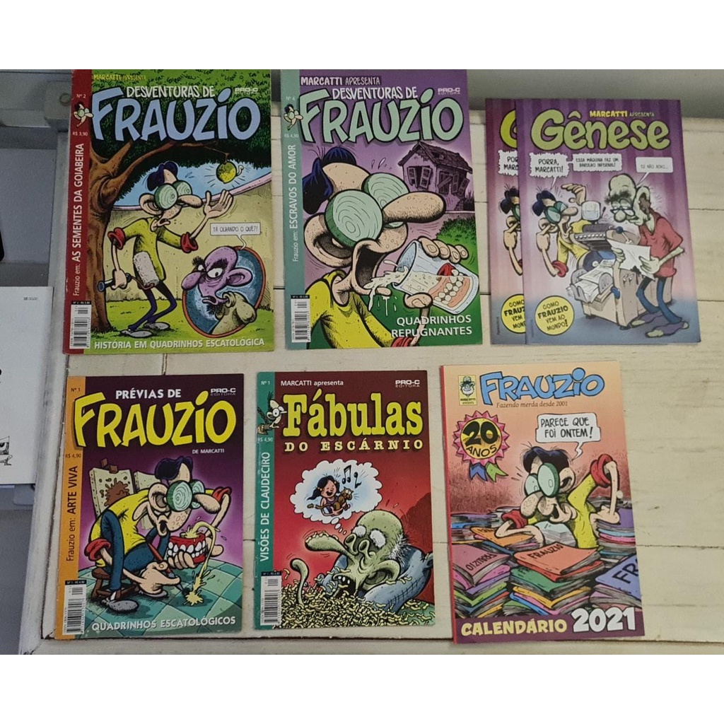Hq Marcatti Apresenta / Frauzio/Gênese/Fábulas/Desventuras -ótimo ...