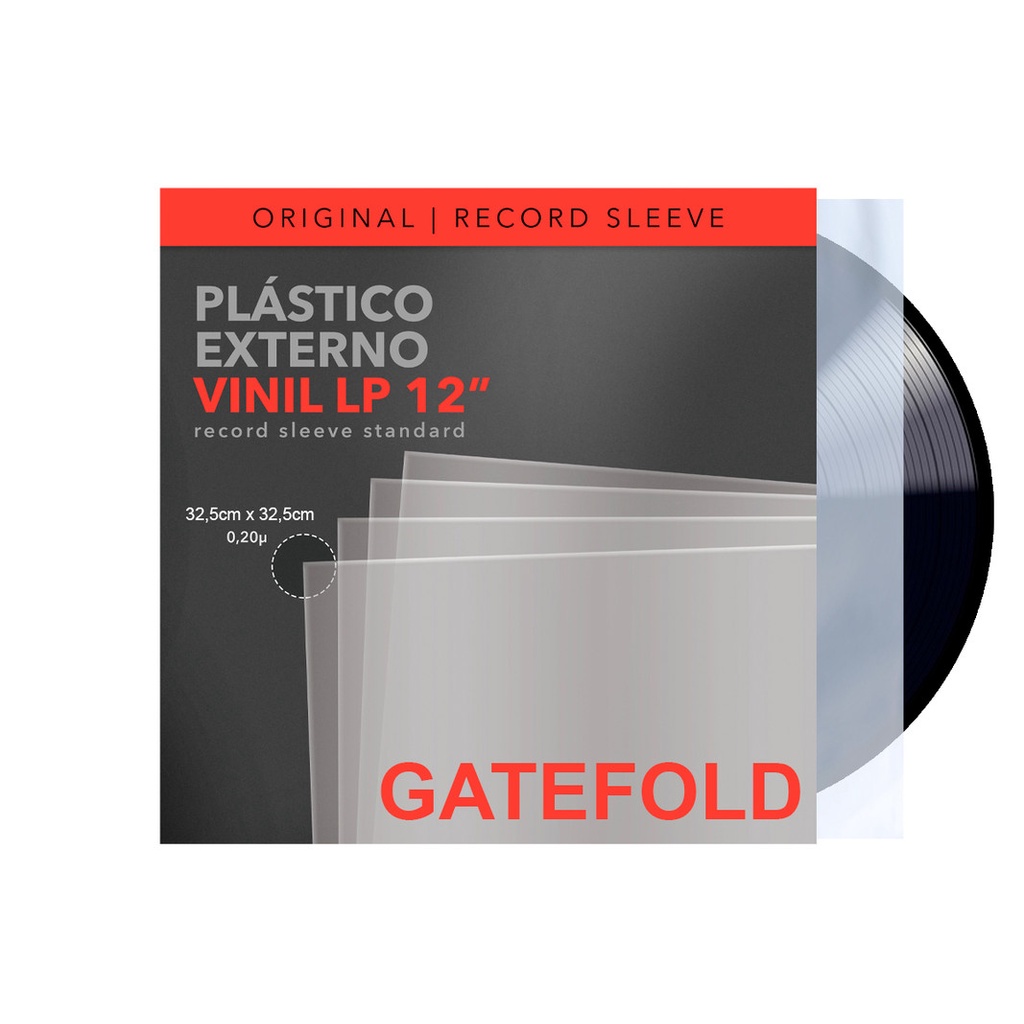 75 Plasticos Externo Lp Vinil Gatefold + 75 Internos | Shopee Brasil