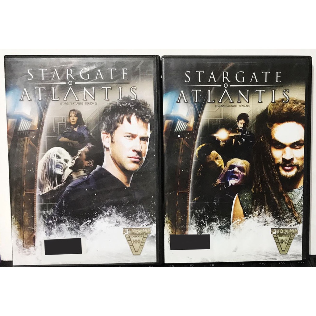 BOX DVD Stargate Atlantis - A 5ª - A Quinta Temporada Completa em Cinco Discos Originais ...