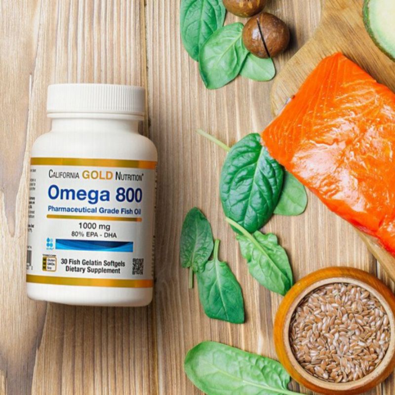 Omega 800 1000mg 80% EPA DHA 30 Cápsulas óleo de Peixe | Shopee Brasil