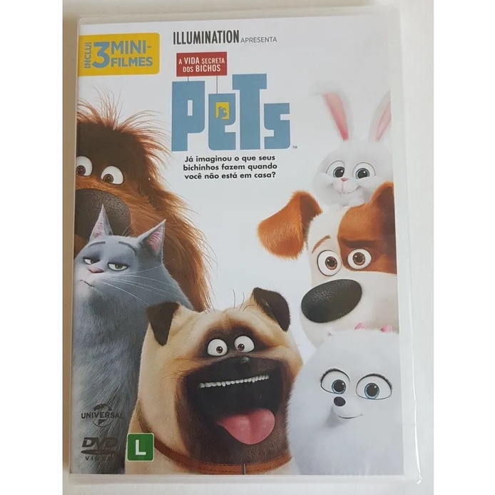 Dvd Pets A Vida Secreta Dos Bichos | Shopee Brasil