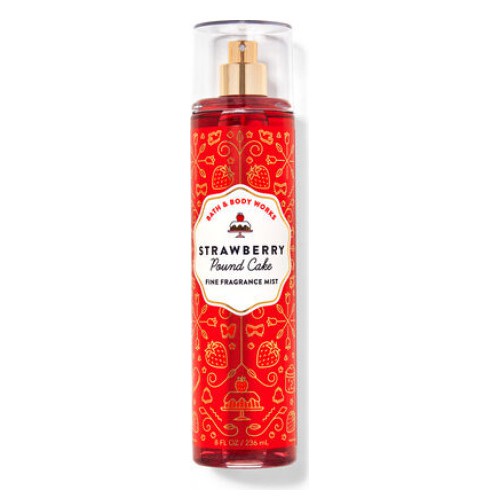 Bath And Body Works - Strawberry Pound Cake Mist - 236ml | Shopee Brasil