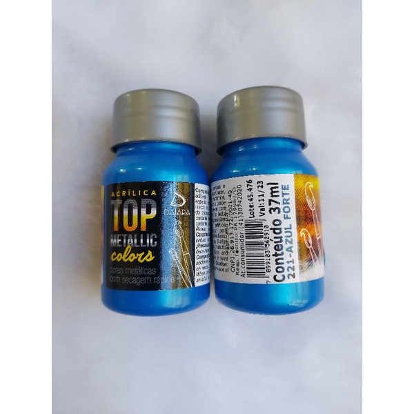 Tinta metálica Azul Forte | Shopee Brasil