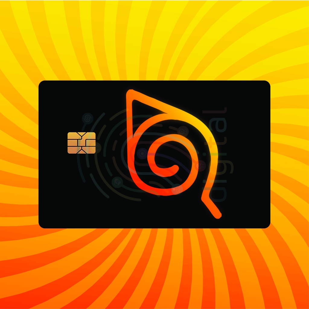 Adesivo Para Cartão de Crédito E Debito Skin Pelicula Naruto 137 ...