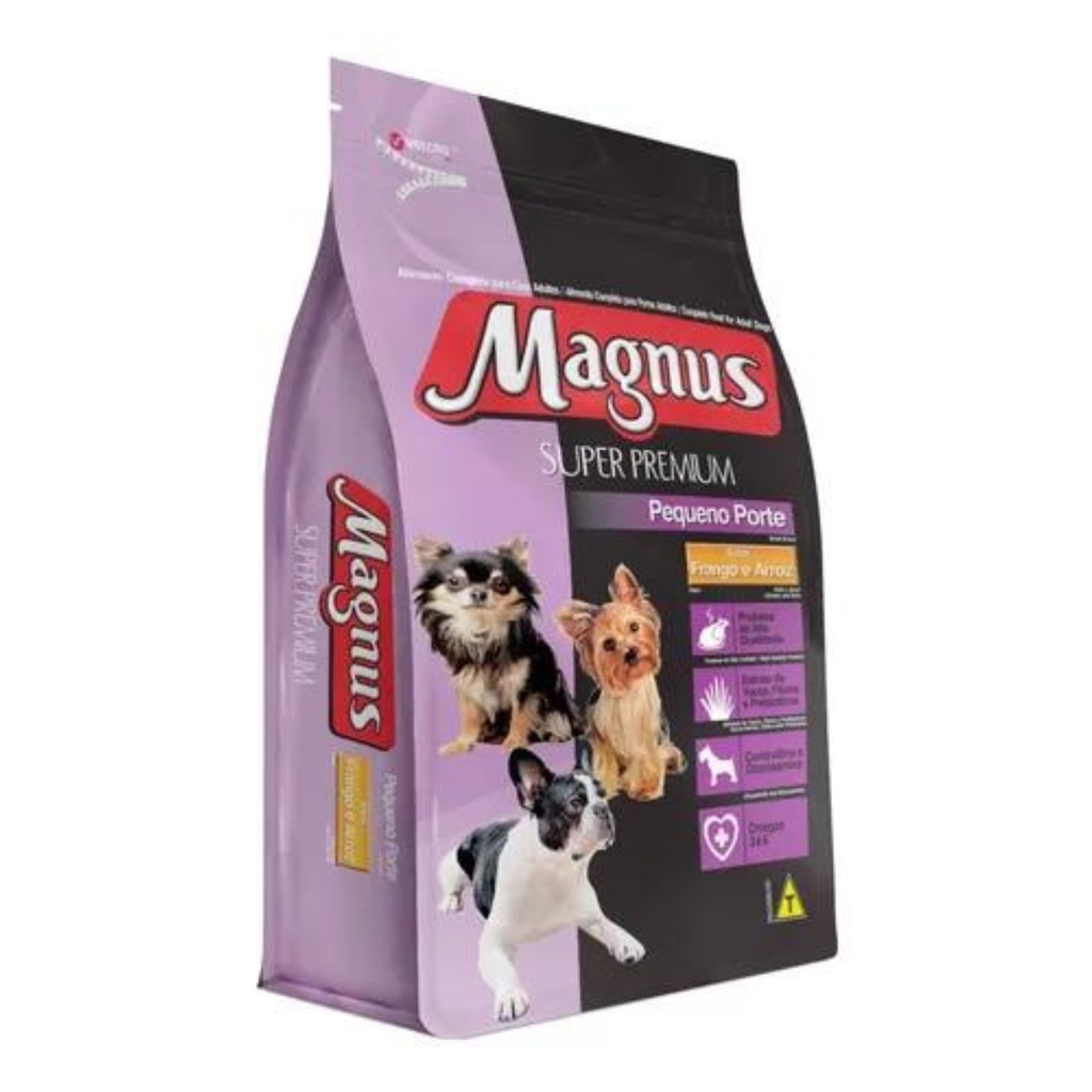 Magnus Super Premium Frango E Arroz Pequeno Porte 10,1kg | Shopee Brasil