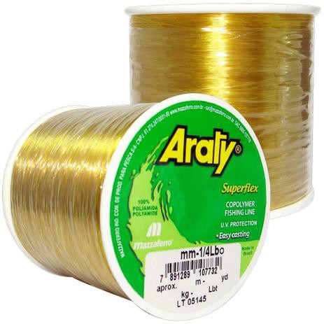 Linha Monofilamento 0,35mm Araty Superflex Ouro – Mazzaferro 930 mts ...