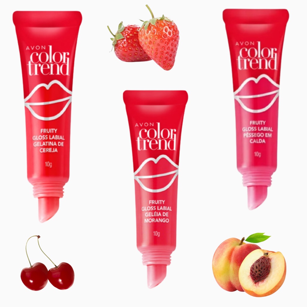 Avon Color Trend Fruity Gloss Labial 10g | Shopee Brasil