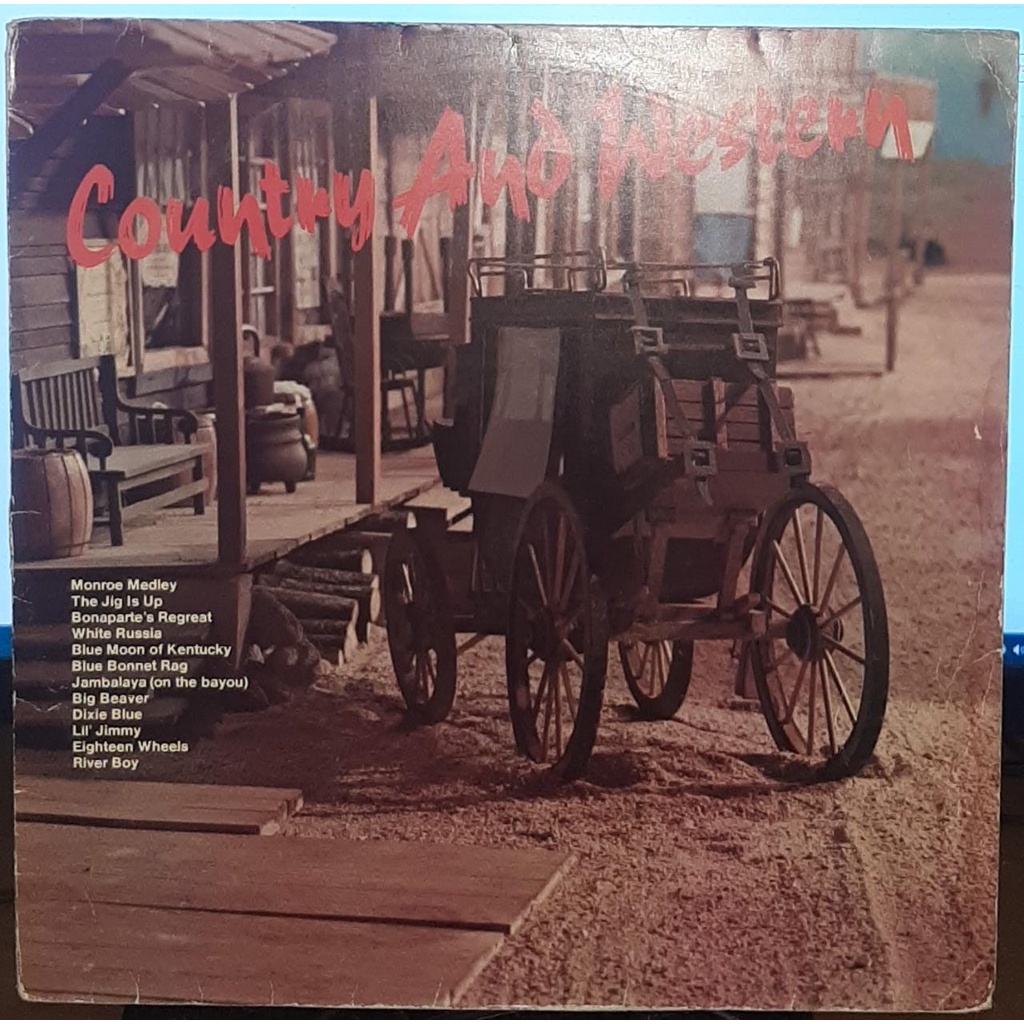 Disco de Vinil LP Country and Western | Shopee Brasil