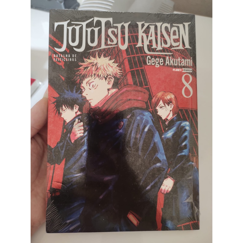 Mangá Jujutsu Kaisen volume 8 Capa Variante *com detalhe* | Shopee Brasil