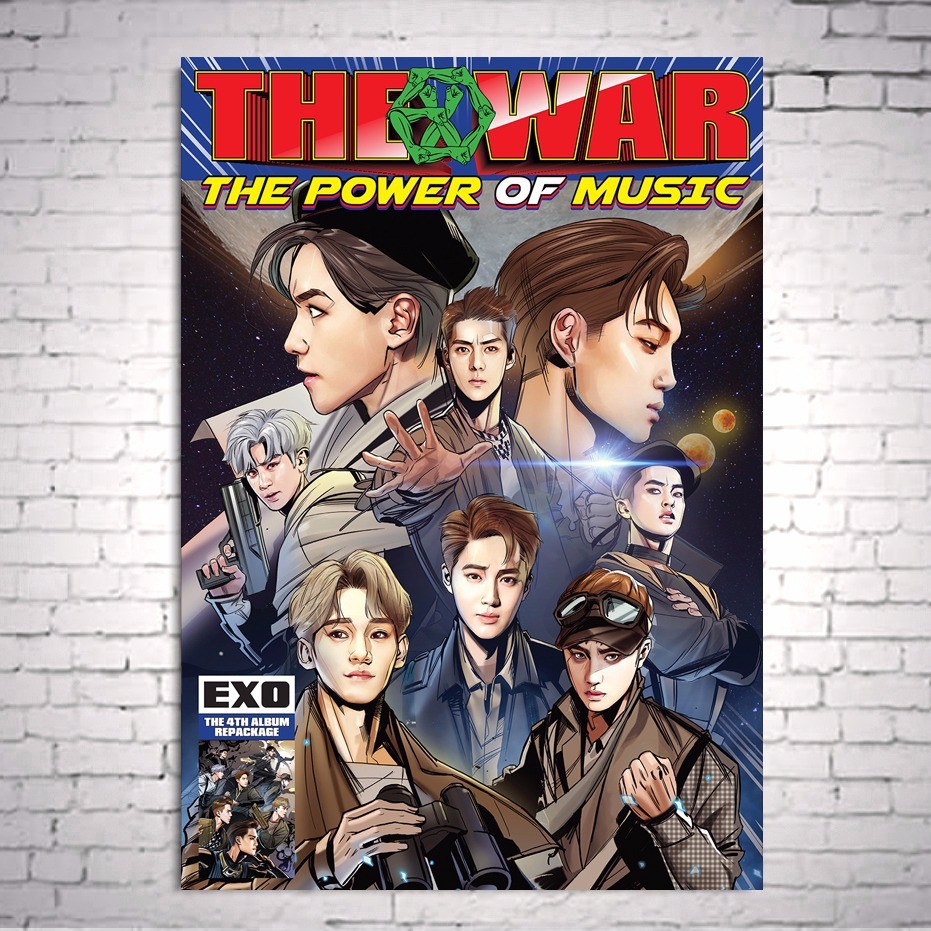 Poster Cartaz Exo Kpop The War A3 | Shopee Brasil