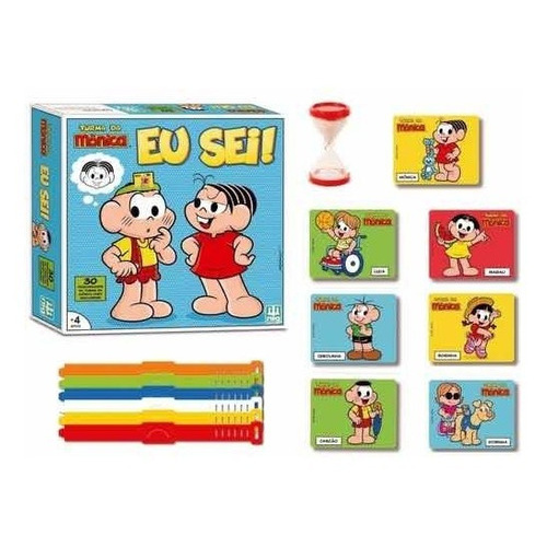 Jogo Eu Sei! Turma Da Mônica - Nig Brinquedos | Shopee Brasil