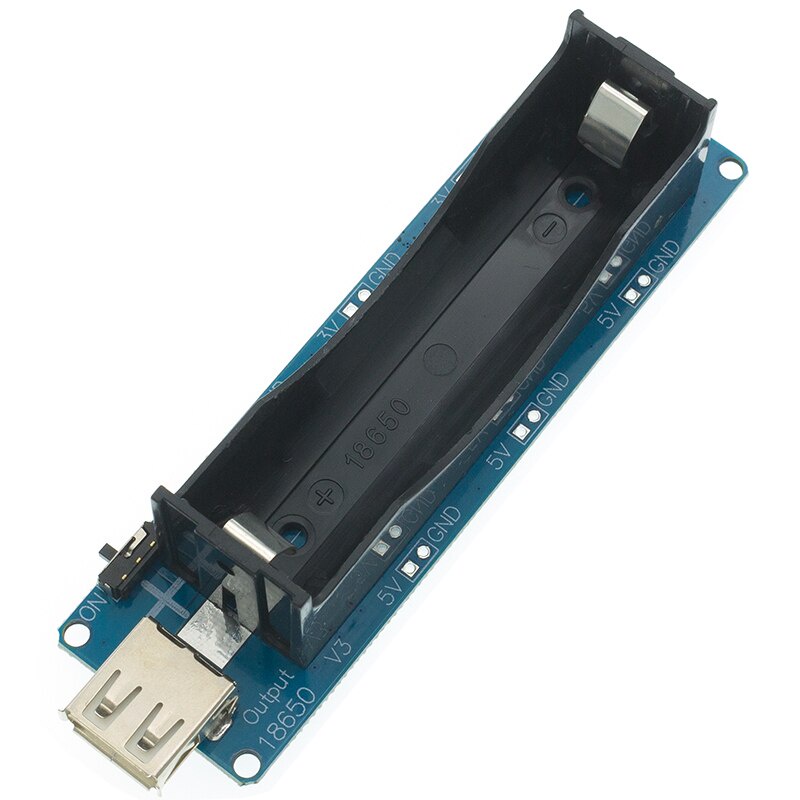 Fonte USB e Carregador Bateria 18650 Porta Micro Usb 5v 3.3v para arduino / Bms / raspberry pi ...