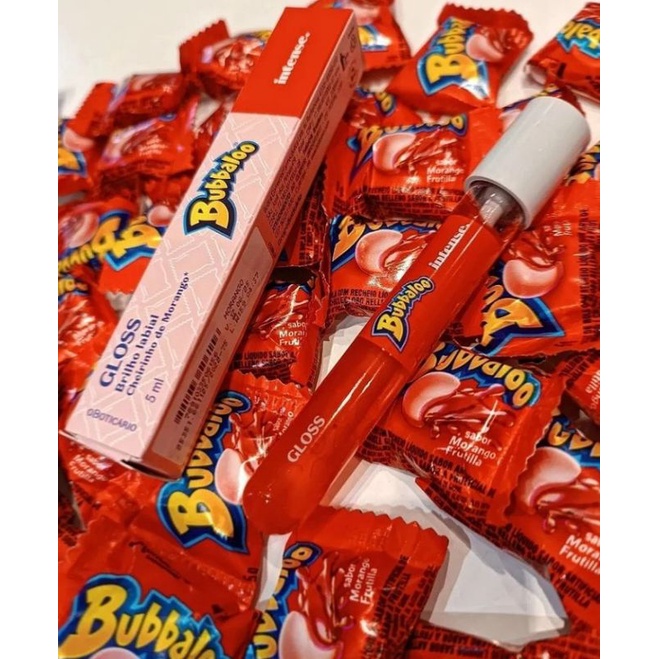 Gloss Bubbaloo De Morango (babalu) | Shopee Brasil
