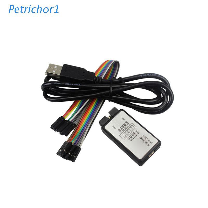 PETR USB SCM 24MHz 8 Channel 24M/seconds Compatible To Analyzer Debugger For ARM FPGA MCU ...