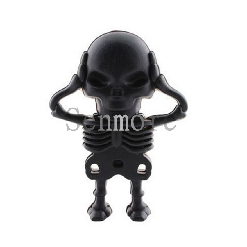8GB 16GB 32GB 64GB 128GB Pendrive Black Skeleton Skull Horror Cool ...