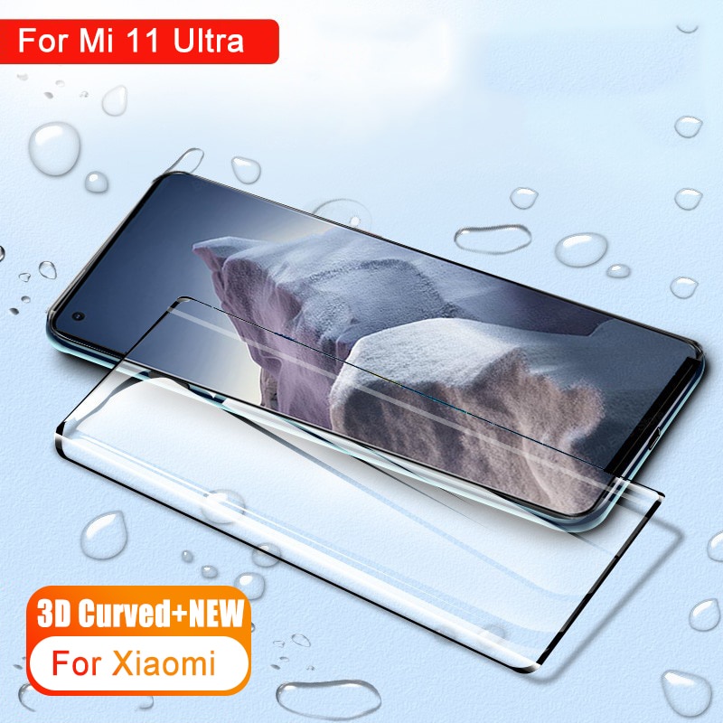 Xiaomi Curvo De Vidro Temperado Para Xiao Mi 11 Totalmente Ultra Filme Protetor De Tela Pro ...