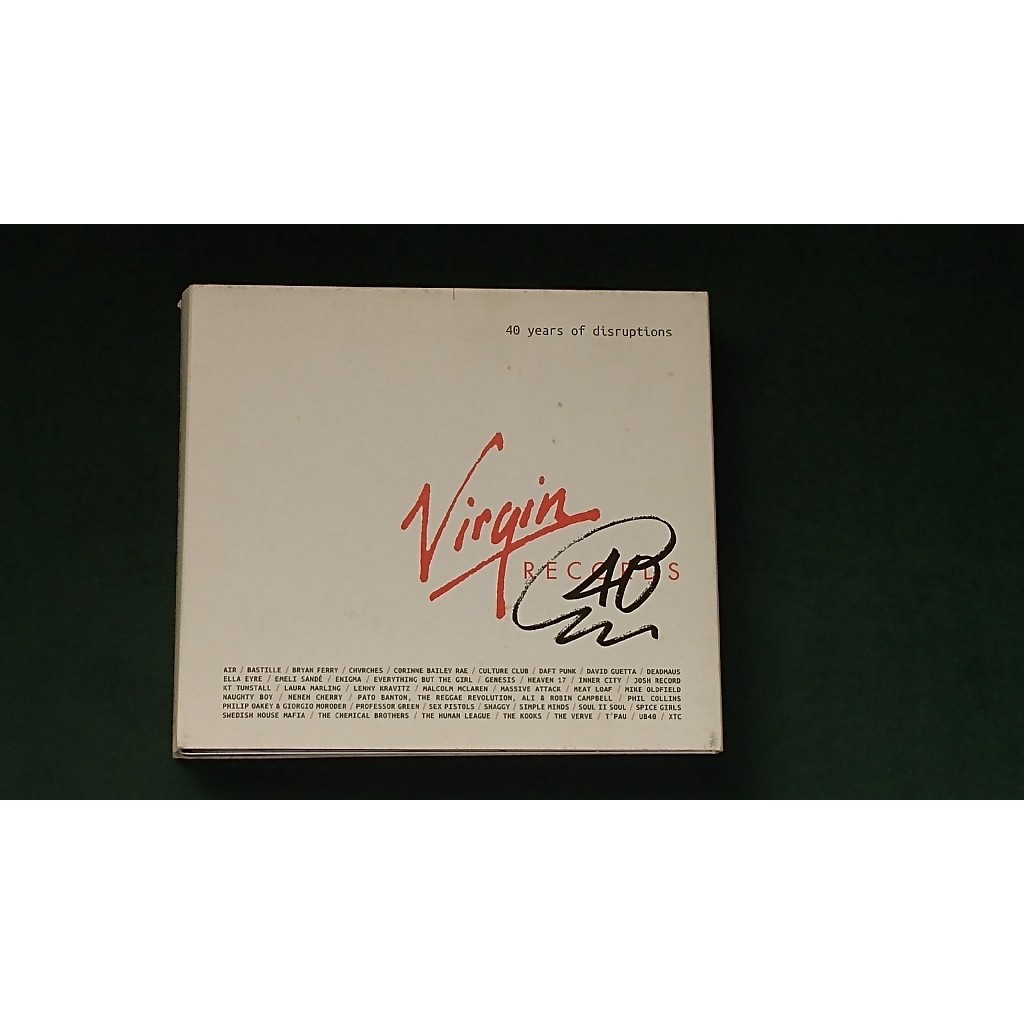 CD Triplo Coletânea: Virgin Records 40 Years of Disruptions | Shopee Brasil