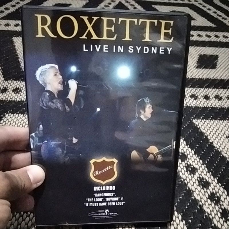 dvd Roxette - Live in Sidney | Shopee Brasil