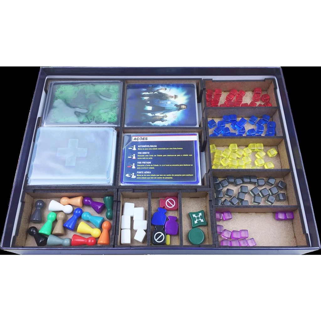 Organizador MDF para Pandemic | Shopee Brasil