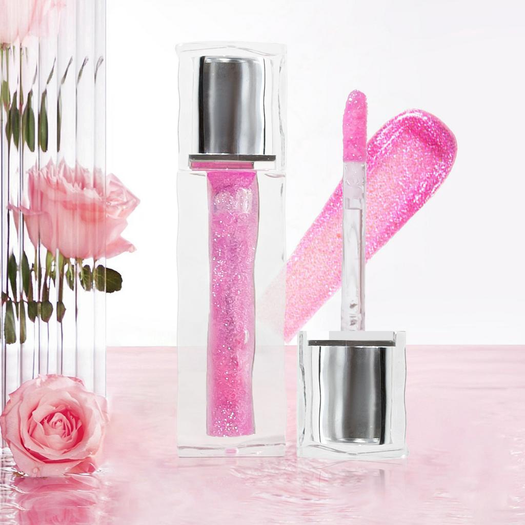 Brilho Labial Líquido Brilhante Fino Que Muda A Temperatura ...