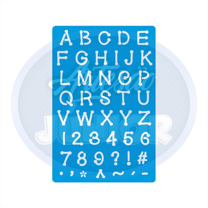 Stencil de Letras UNIDADE (Estencil Alfabeto e Numerais) | Shopee Brasil