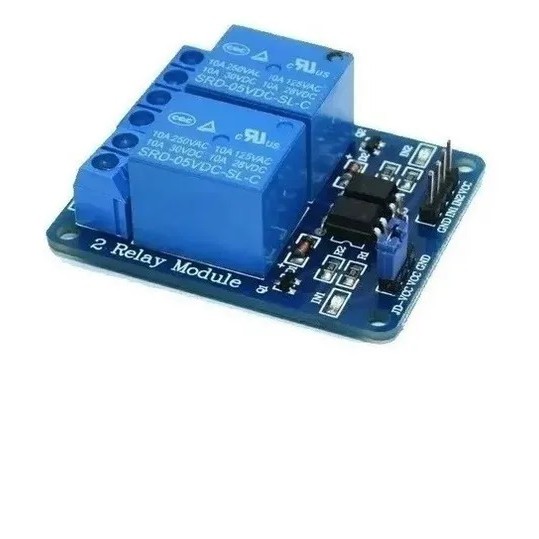 Módulo Relé 2 Canais 5v Low Level Optoacoplado - Arduino [ Código 02 ...