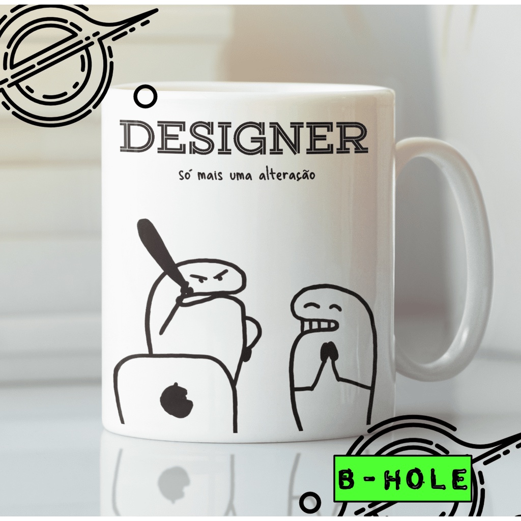 caneca personalizada flork profissão preto e branco caneca bento ...