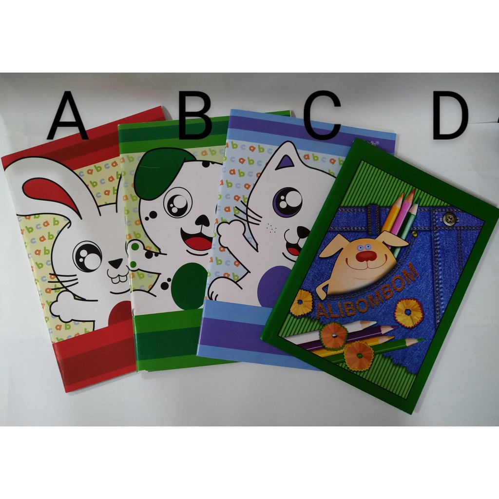 Caderno Alibombom Capa Flexível ou Brochurão (60 folhas) Com ou sem ...