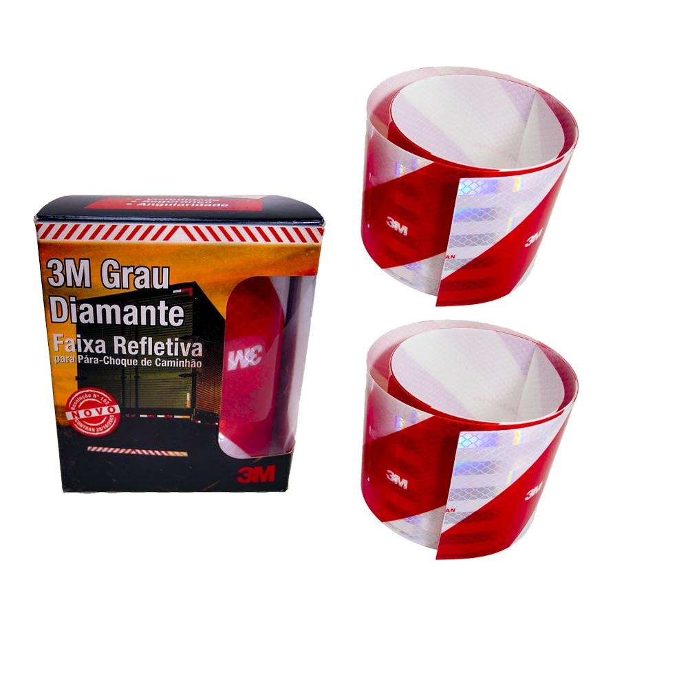 Faixa Refletiva Para Choque Caminhão 3M Diamante - Original | Shopee Brasil