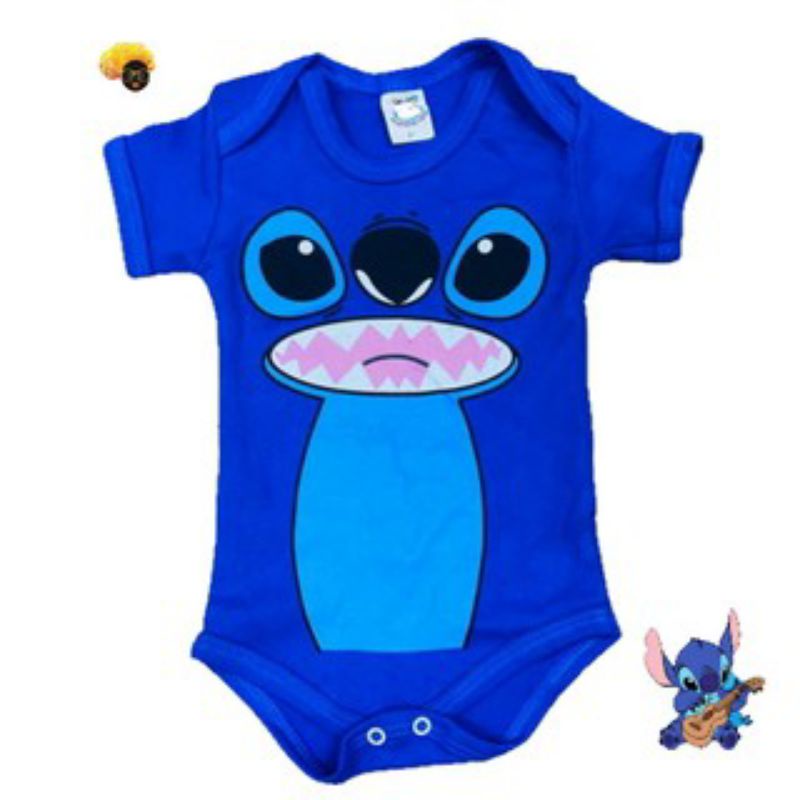 Body bebê Stitch, Lilo e Stitch tematico para mesversario | Shopee Brasil