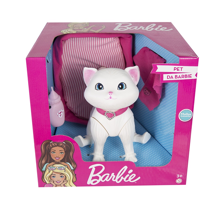 Pet Da Barbie Cuidados C/ Blissa Gata Faz Xixi 1258 - Pupee | Shopee Brasil