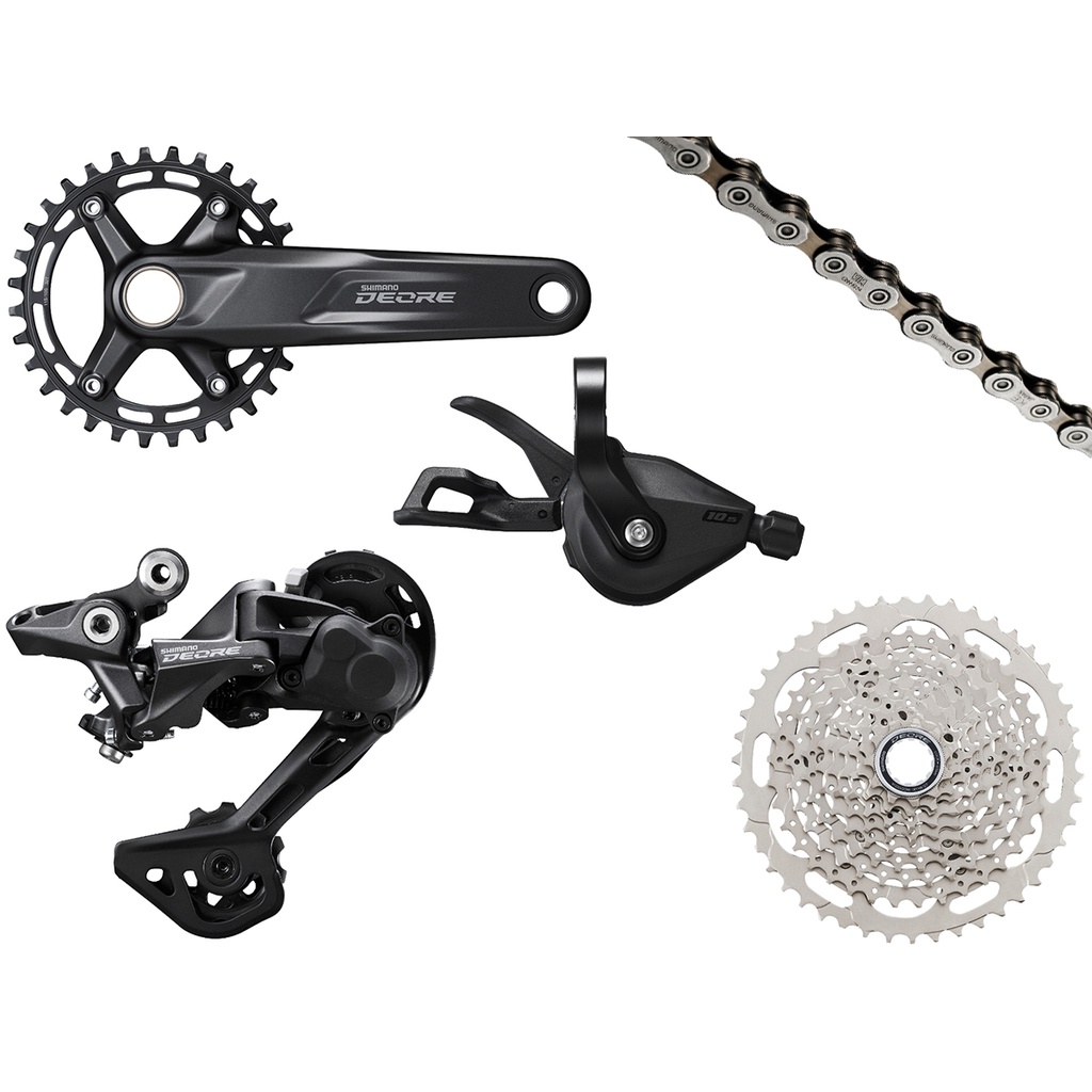 Grupo Shimano Deore M4100/M5100 32 Dentes 1x10 Velocidades | Shopee Brasil