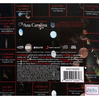 Cd Ana Carolina - Multishow Registro + Um (cd Lacrado) | Shopee Brasil