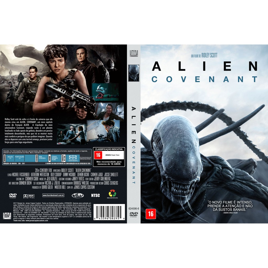 DVD ALIEN COVENANT | Shopee Brasil