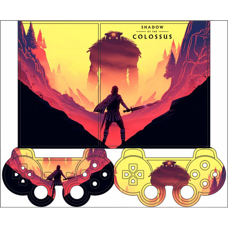 Skin Adesiva PS2 Slim - Shadow of The Colossus | Shopee Brasil