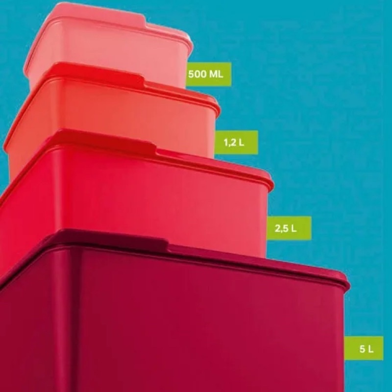 Tupperware kit Basic Line 4 peças | Shopee Brasil