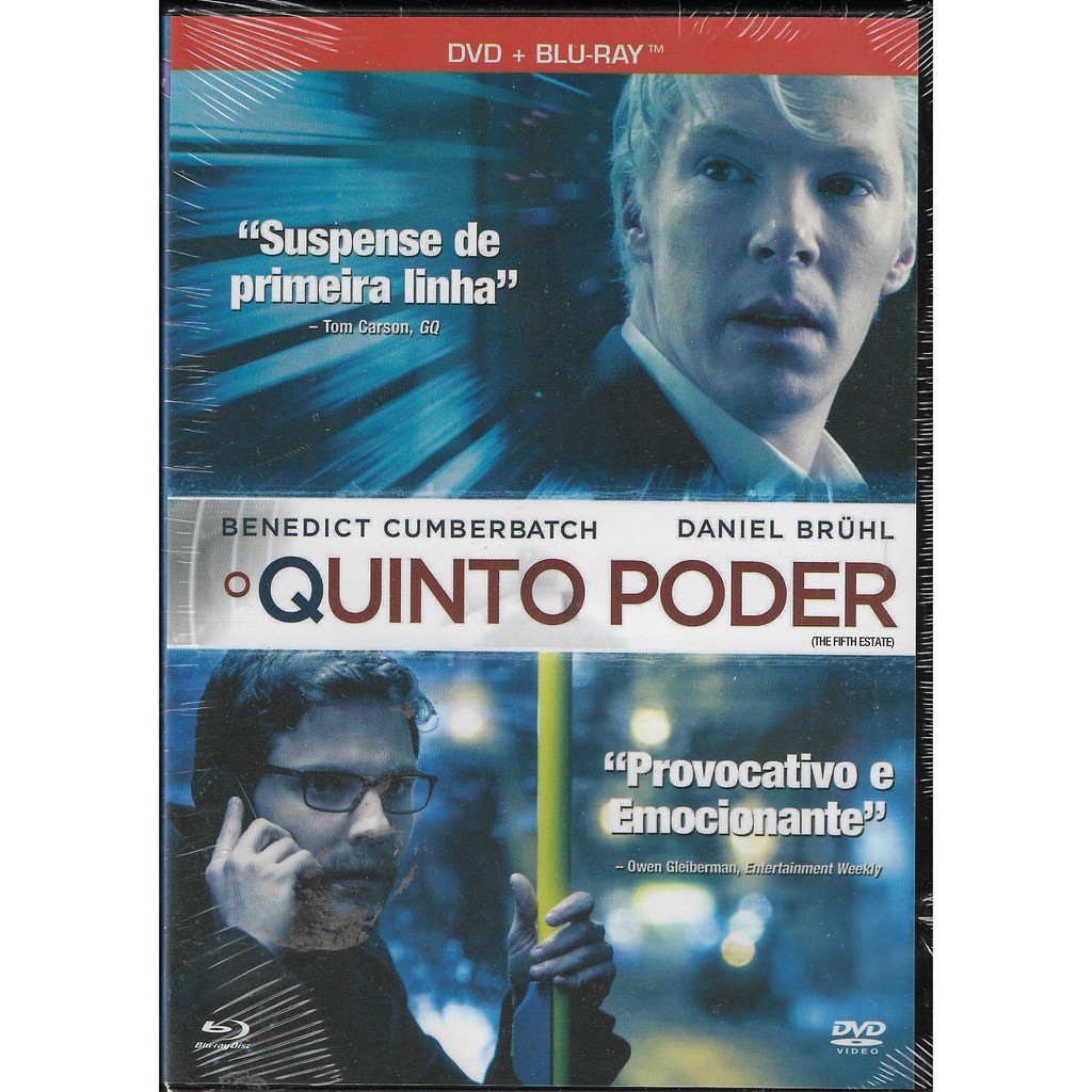 Blu-Ray + DVD O Quinto Poder ( Benedict Cumberbatch ) - Novo Lacrado ...
