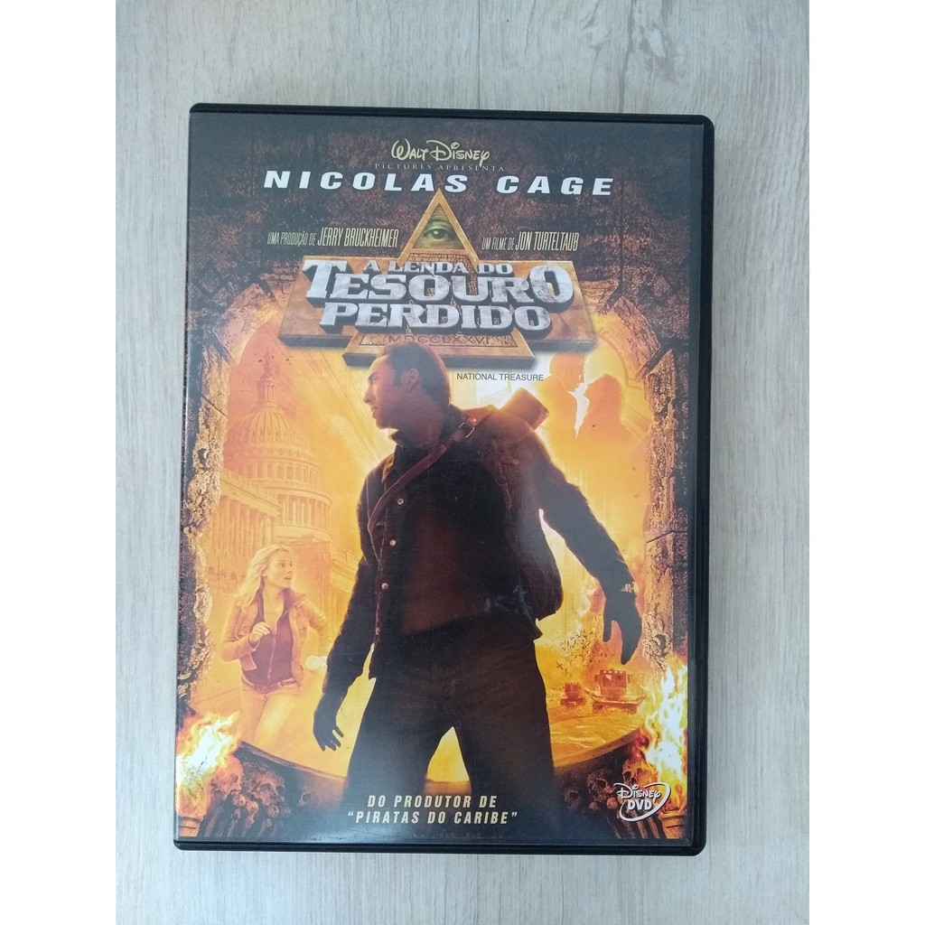A Lenda Do Tesouro Perdido Dvd Original Usado - Nicolas Cage | Shopee ...