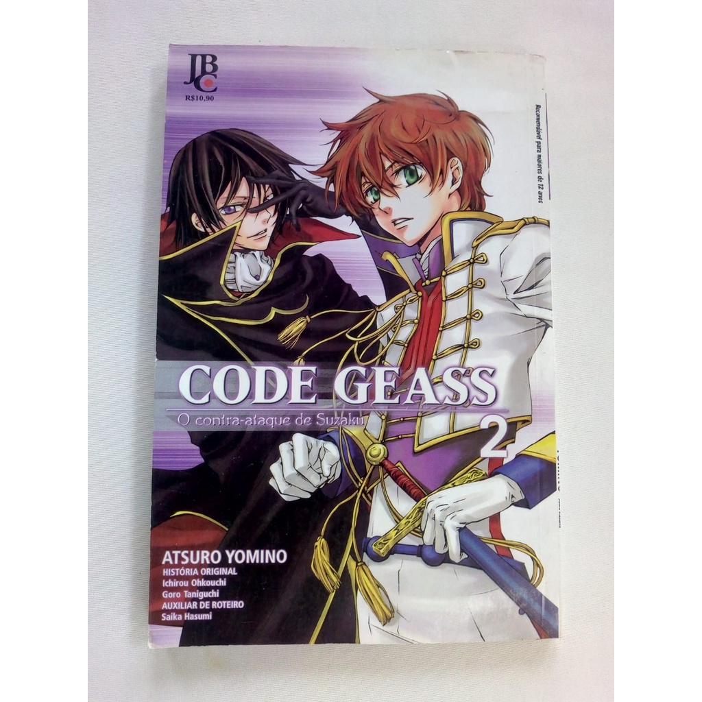 Mangá CODE GEASS – O CONTRA-ATAQUE DE SUZAKU Volume 2 | Shopee Brasil