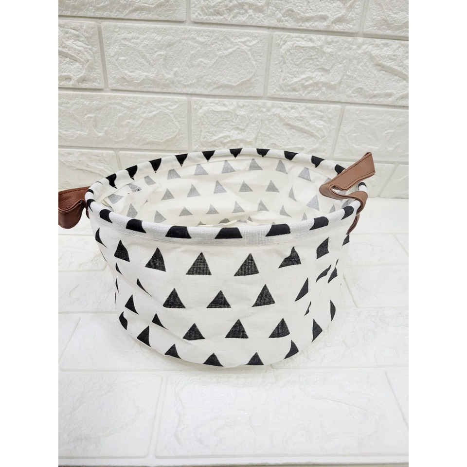 Cesto Multiuso Organizador Redondo Pequeno Dobrável 5 Modelos | Shopee Brasil