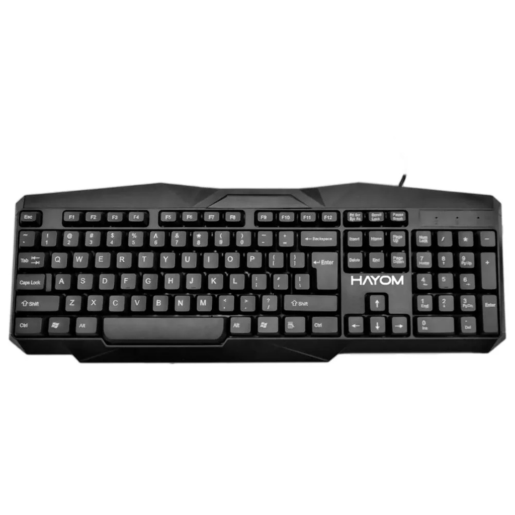 Teclado Comum Preto Usb HAYOM TC-3217 1.3m ABNt | Shopee Brasil